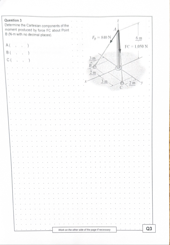 Question 5Use a ruler to prepare an FBD and determine | Chegg.com