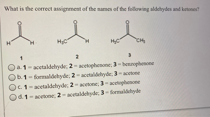Solved What is the correct assignment of the names of the | Chegg.com