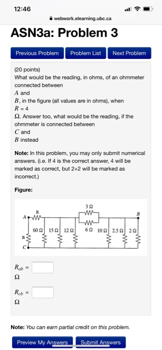 Solved 12:46 webwork.elearning.ubc.ca ASN3a: Problem 3 | Chegg.com