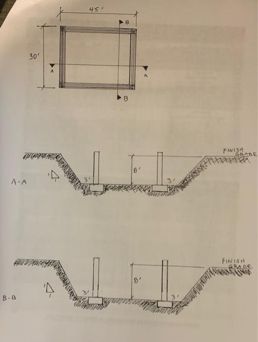 Solved Refer to foundation plan and sections on attached | Chegg.com