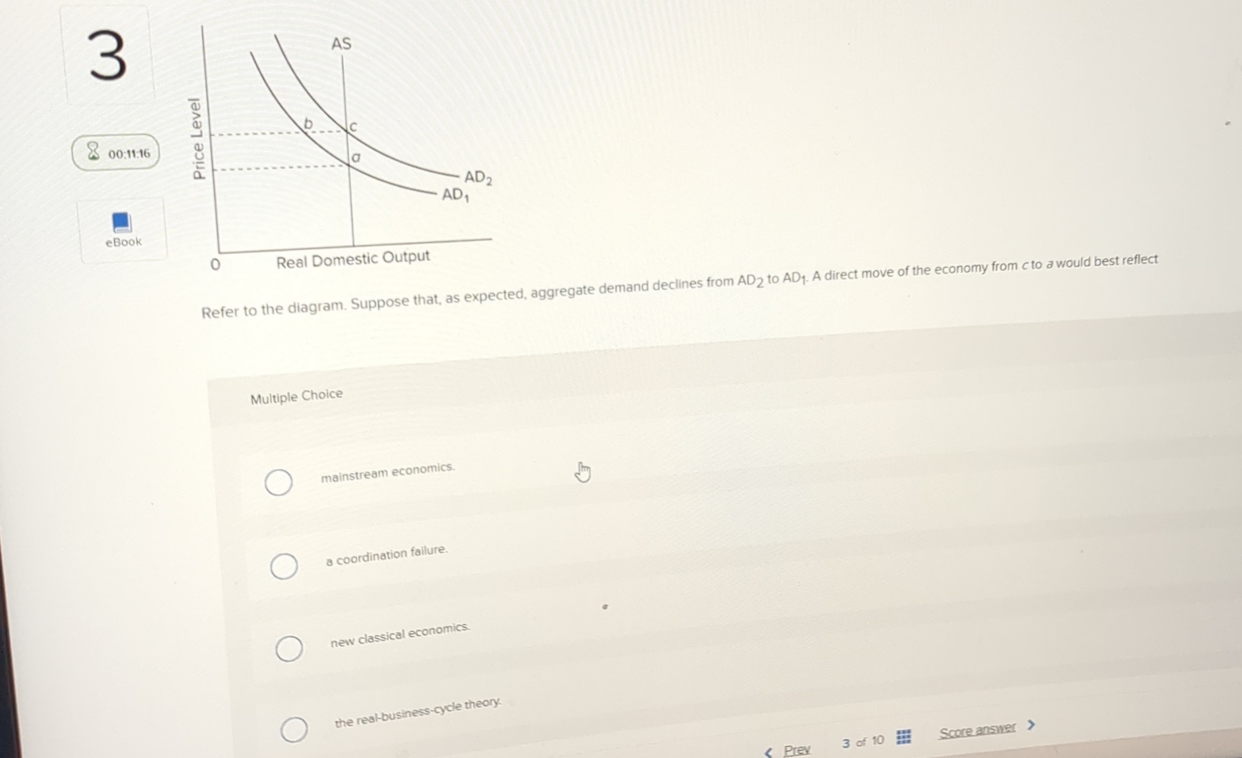 Solved 3BookRefer to the diagram. Suppose that, as expected, | Chegg.com