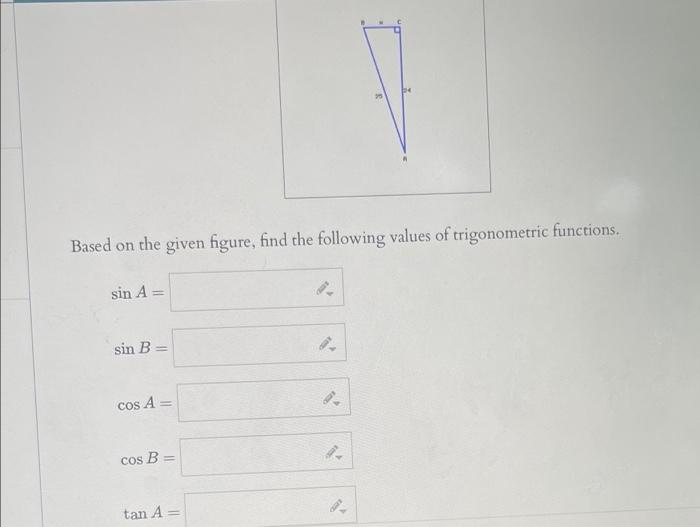 Solved Based on the given figure, find the following values | Chegg.com