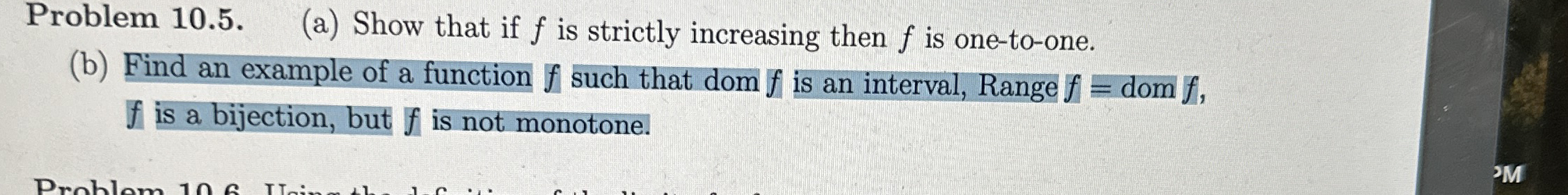 Solved (b) ﻿Find an example of a function f ﻿such that domf | Chegg.com