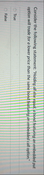 Solved Consider the following statement: "Holding all else | Chegg.com