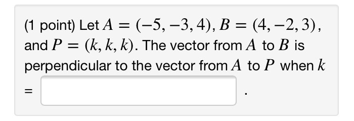 Solved (1 point) The two vectors ū = (0,0,-1) and v = (-1, | Chegg.com