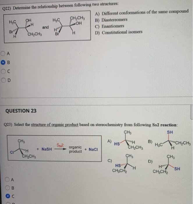 Solved Q22) Determine the relationship between following two | Chegg.com