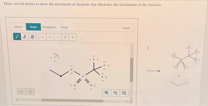 Solved Draw curved arrows to show the movement of electrons | Chegg.com