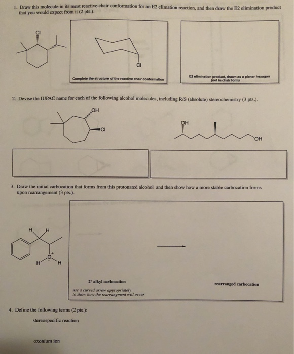 Solved Draw this molecule in its most reactive chair | Chegg.com