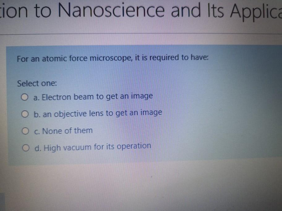 Solved cion to Nanoscience and Its Applica For an atomic | Chegg.com