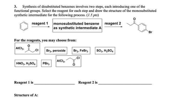 Solved Synthesis of disubstituted benzenes involves two | Chegg.com