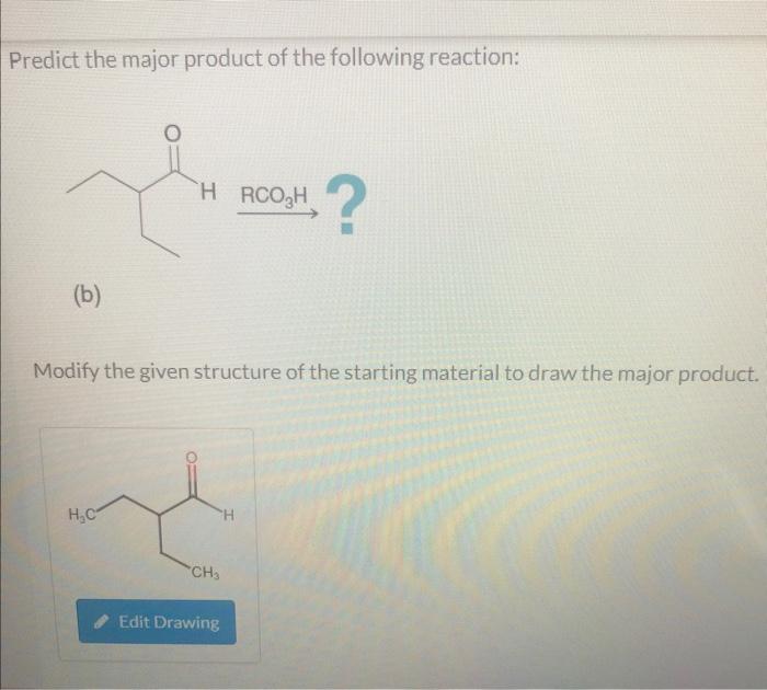 Solved Predict the major product of the following reaction: | Chegg.com