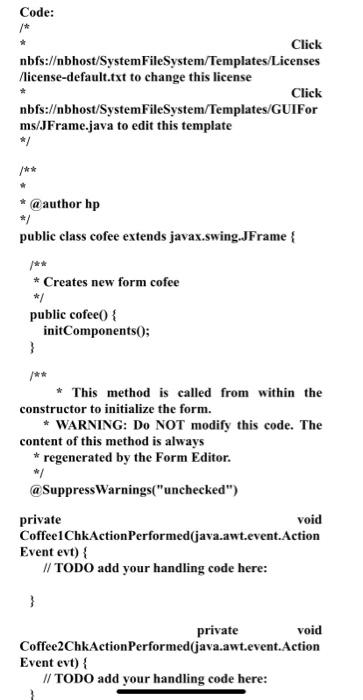 Solved I want to explain important parts of the code | Chegg.com