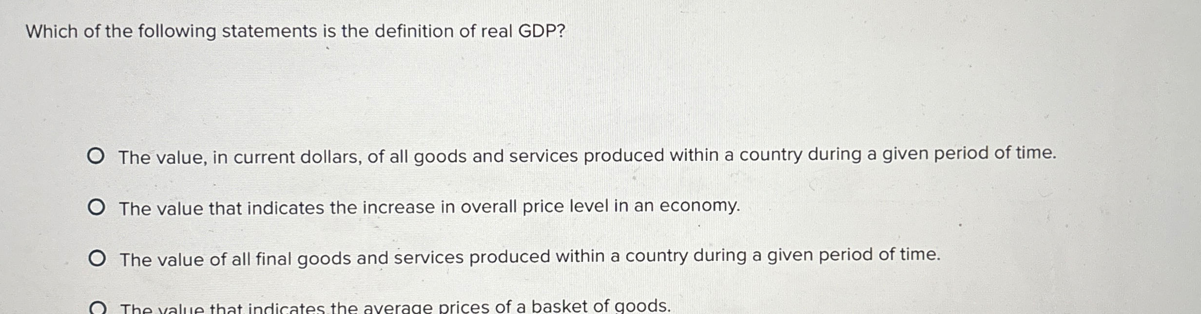 Solved Which of the following statements is the definition | Chegg.com