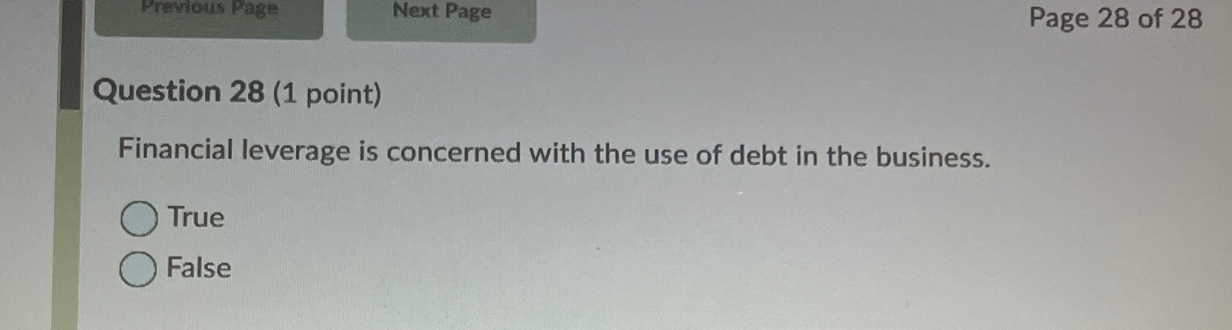Solved Previous PageNext PagePage 28 ﻿of 28Question 28 (1 | Chegg.com