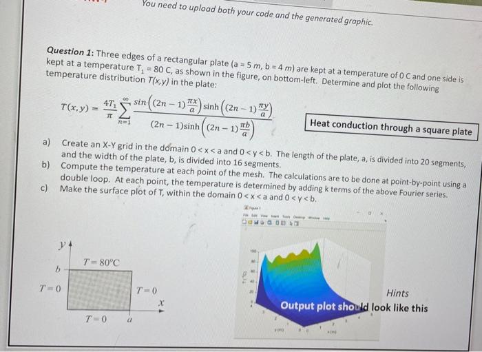 Solved Use matlab, provide images for parts a b and c as | Chegg.com