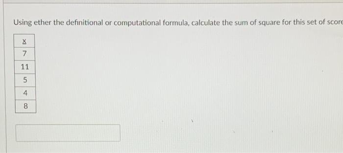 Solved Using ether the definitional or computational | Chegg.com
