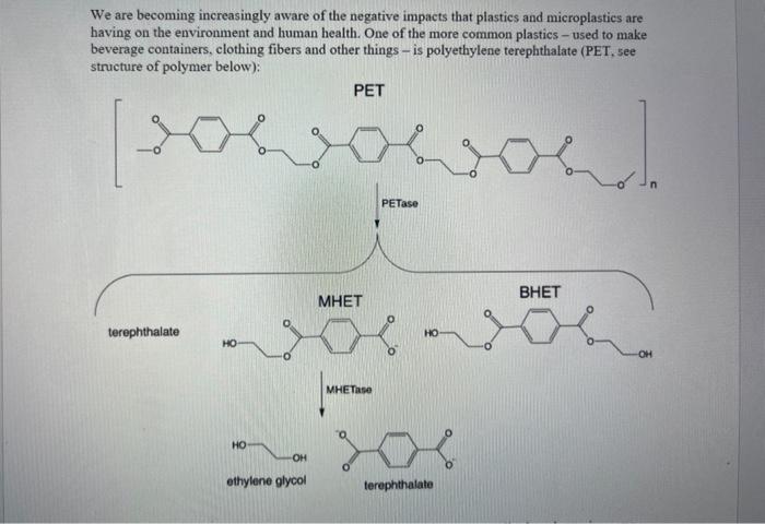 Solved Over 50 million tons of PET are produced globally | Chegg.com