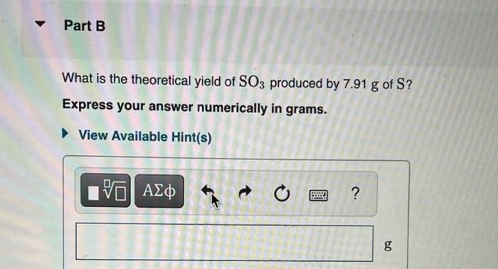 Solved How many O2 molecules are needed to react with 7.91 g | Chegg.com