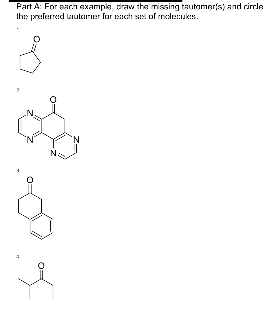 Solved Part A: For each example, draw the missing | Chegg.com