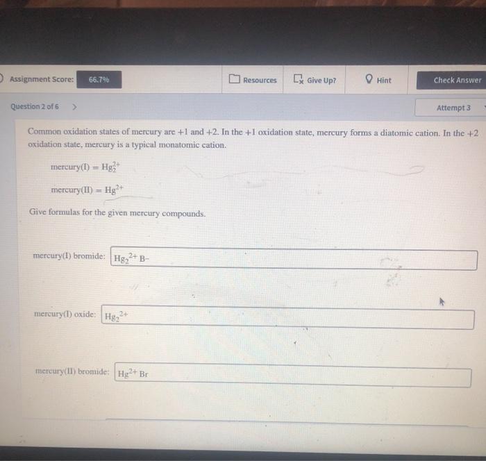 Solved Assignment Score 66.796 Resources [ Give Up? Hint | Chegg.com