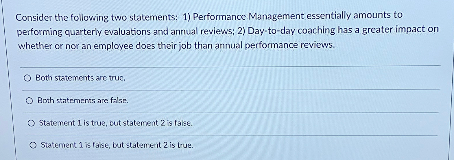 Solved Consider the following two statements: 1) | Chegg.com