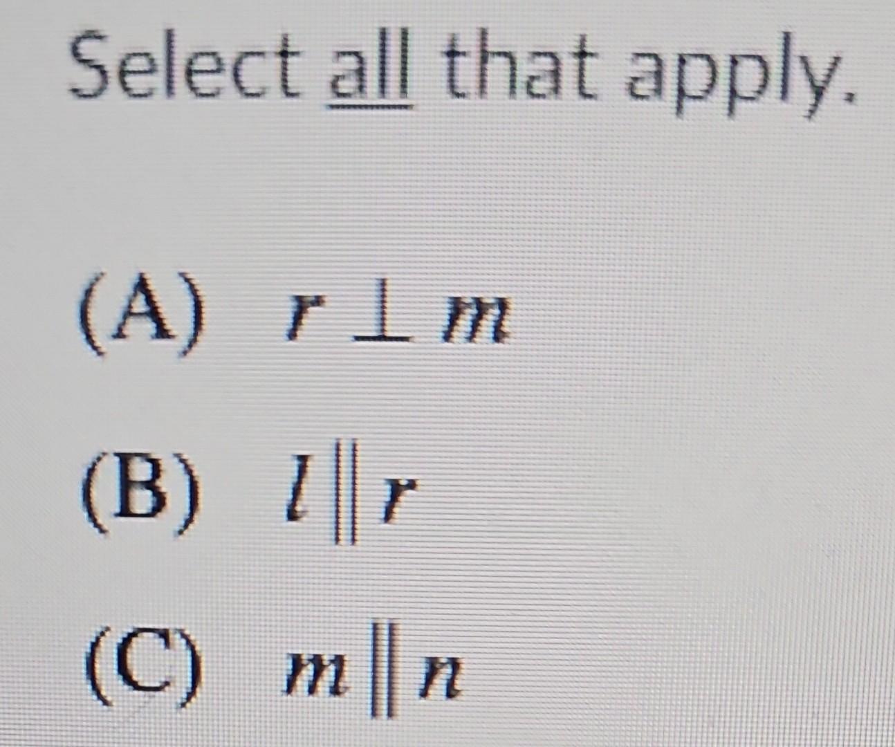 Solved Question 37 For the following question, select all | Chegg.com