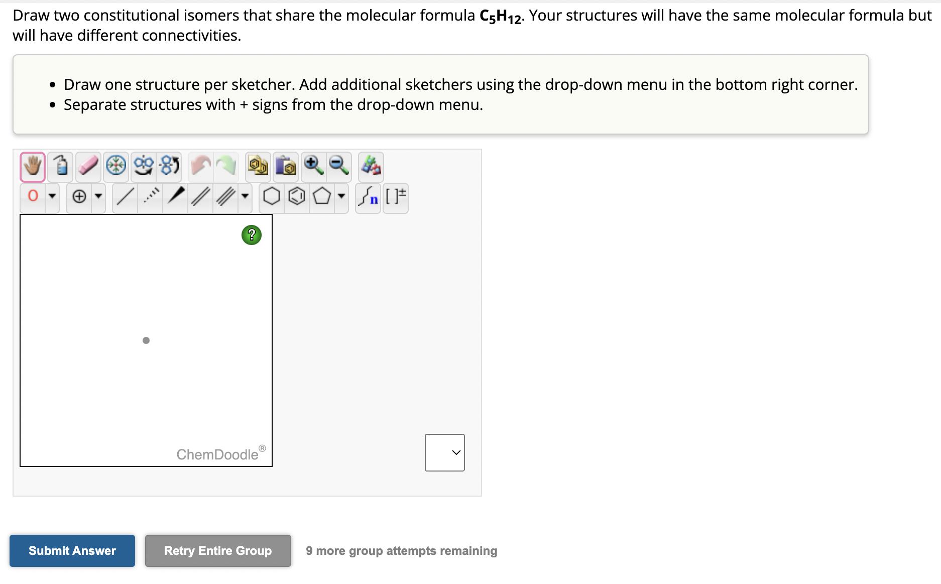 Solved Draw two constitutional isomers that share the | Chegg.com