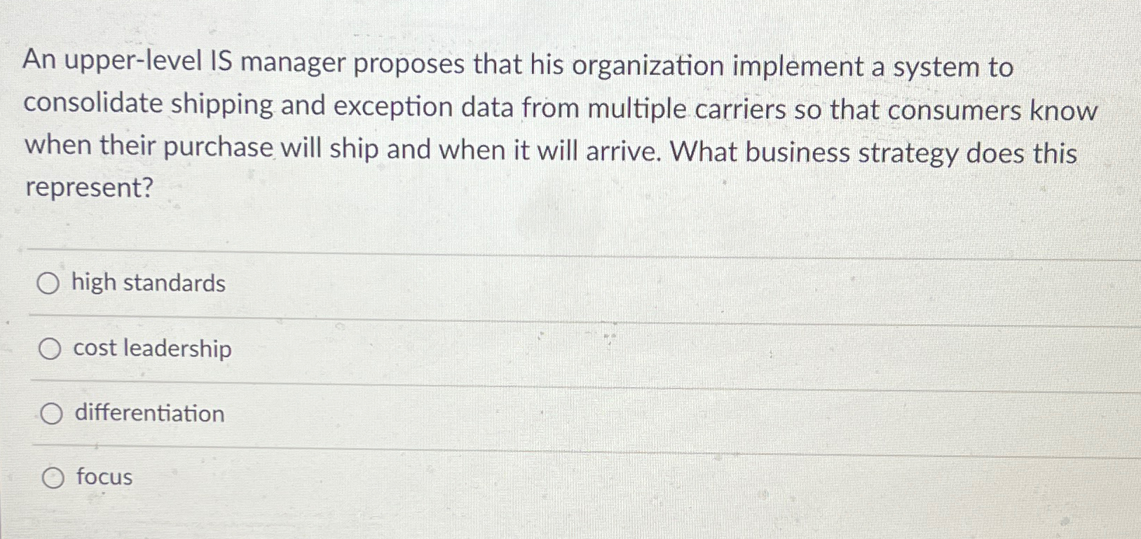 Solved An upper-level IS manager proposes that his | Chegg.com