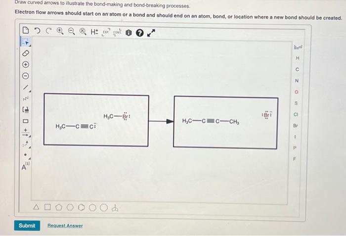 Solved Draw curved arrows to illustrate the bond-making and | Chegg.com