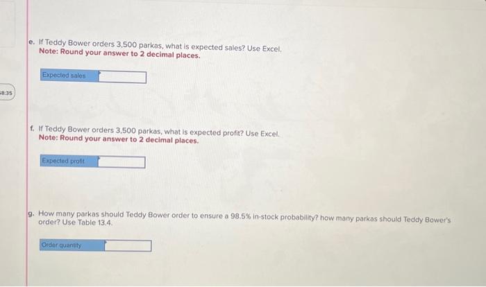 Solved PA 13-5 (Algo) Teddy Bower is an outdoor clothing and | Chegg.com