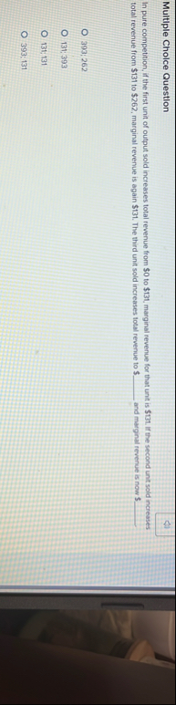 Solved Multiple Cholce QuestionIn pure competition, if the | Chegg.com