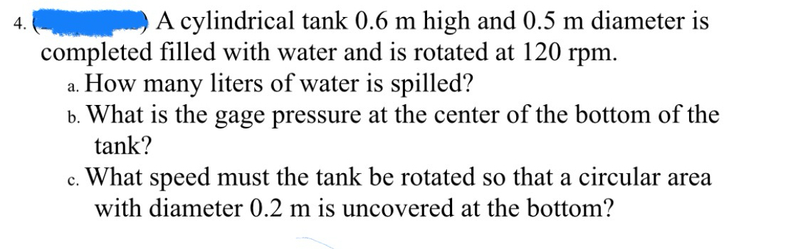Solved Fluid Mechanics (Mechanical Engineering) | Chegg.com