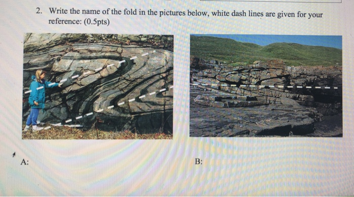 Solved 3. What are real geological examples of breaks | Chegg.com