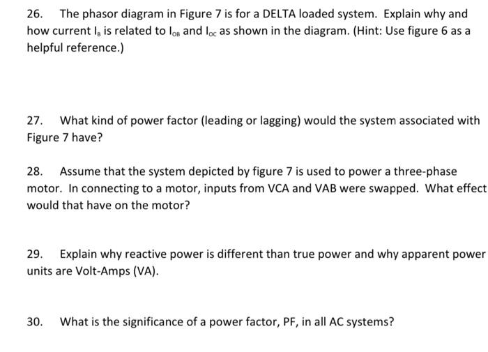 Phasor Diagram Delta Connection Phasor Definitions For A Del