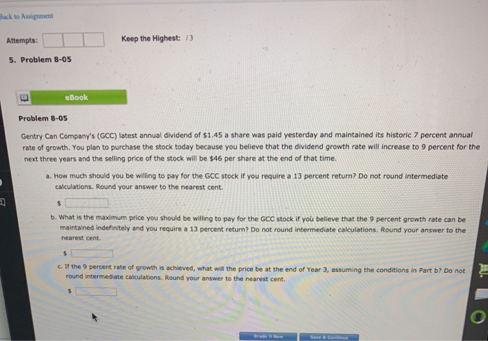Solved Back to Assignment Attempts: Keep the Highest: 13 5. | Chegg.com