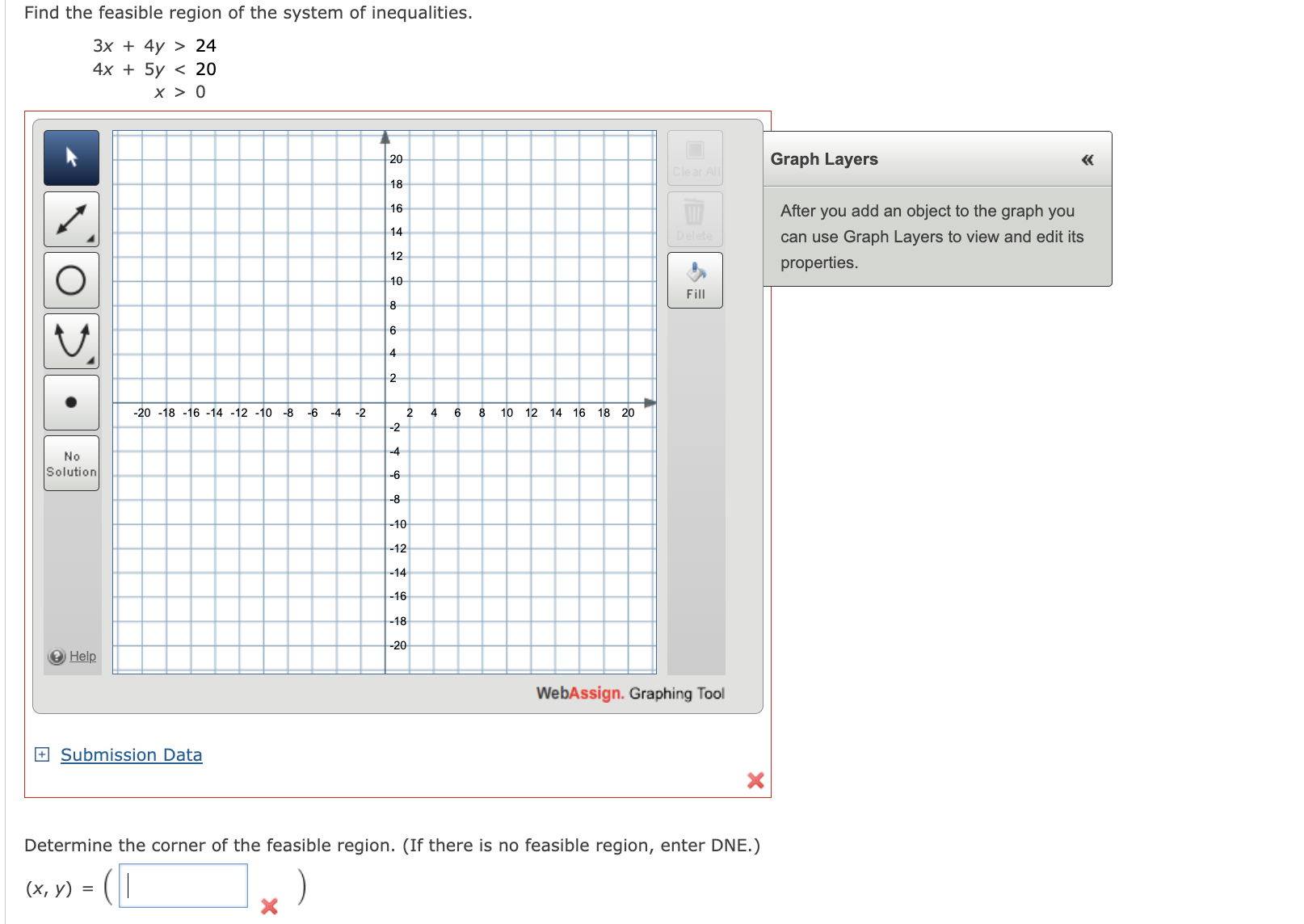 Solved Graph the solution for the inequality by using the | Chegg.com
