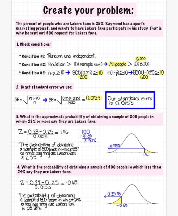 Solved You are going to create your own problem from the | Chegg.com