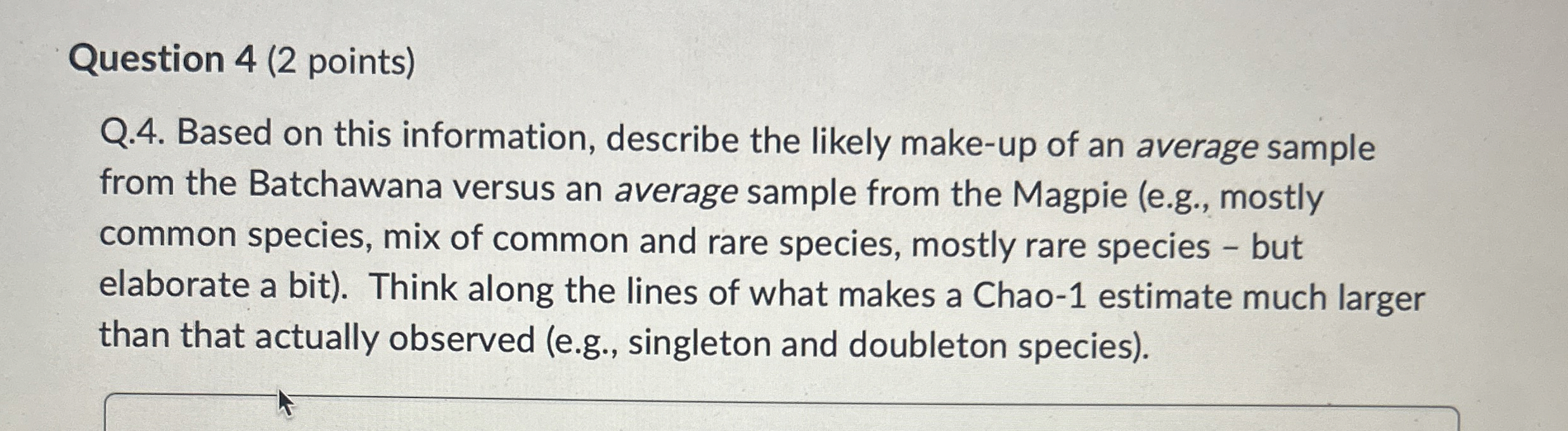 High Quality SOLUTION Question 4 (2 ﻿points)Q.4. ﻿Based on this | Chegg.com