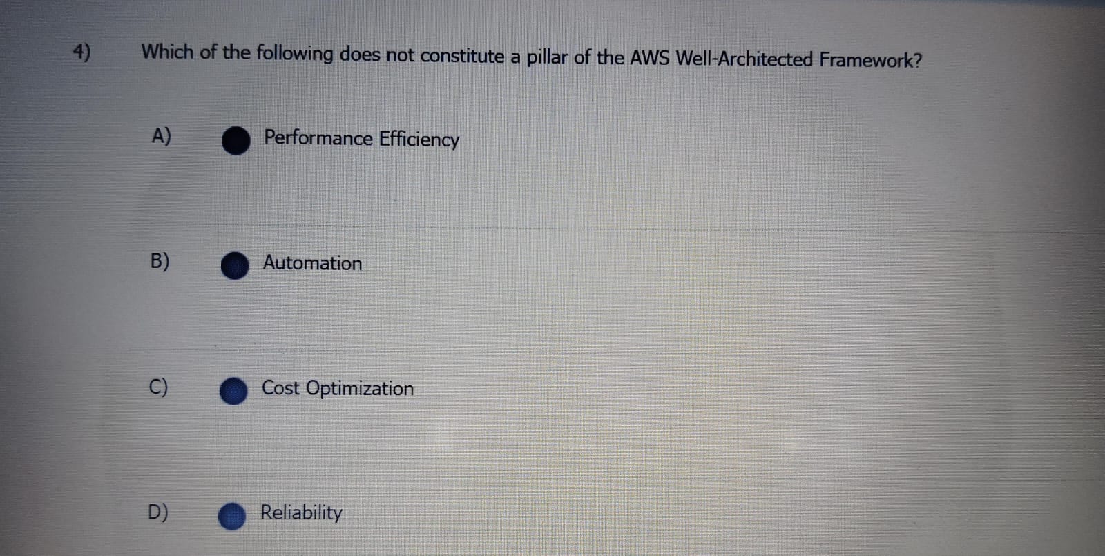 Solved Which of the following does not constitute a pillar | Chegg.com