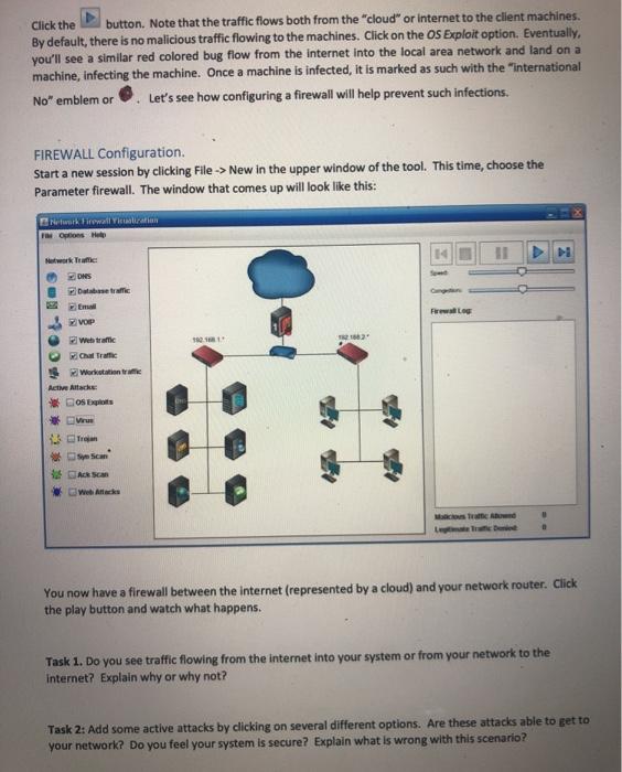 BACKGROUND: Start the Firewall program from the Tools | Chegg.com