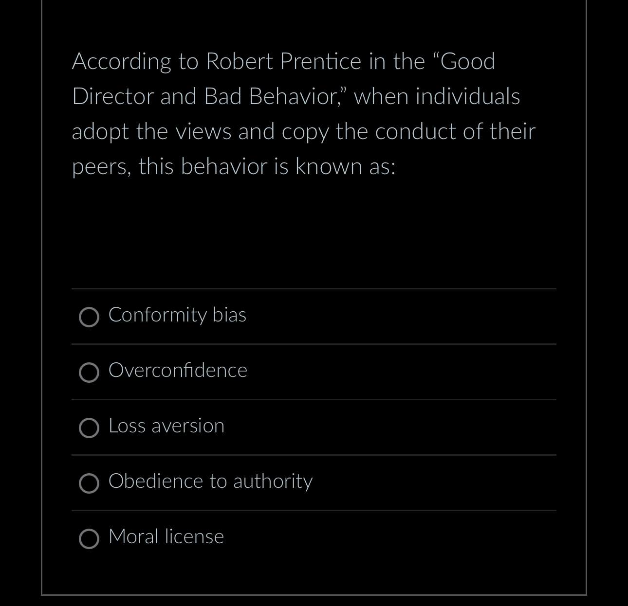 Solved According to Robert Prentice in the "Good Director | Chegg.com