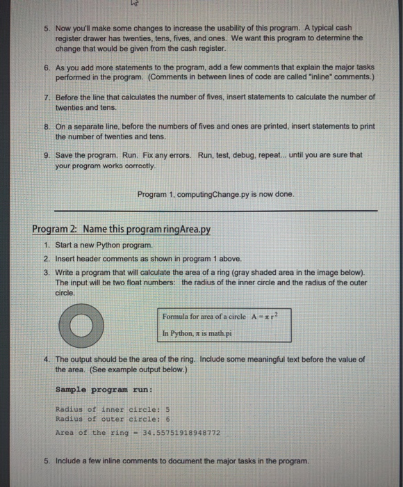 Solved Sample output with input: 19 Change for $ 19 3 five | Chegg.com
