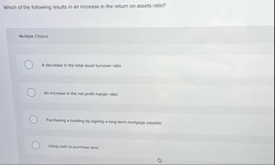 Solved Wrich of the following results in an increase in the | Chegg.com