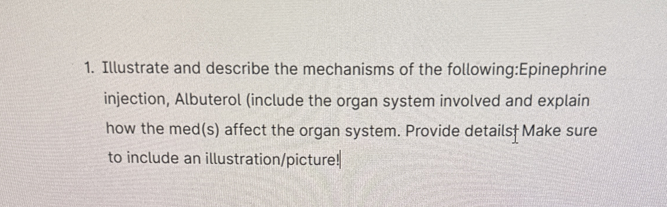 Solved Illustrate and describe the mechanisms of the | Chegg.com
