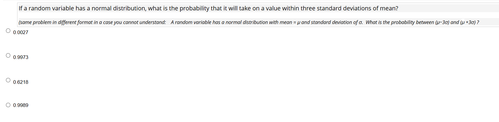 Solved if ﻿a random variable has a normal distribution, what | Chegg.com
