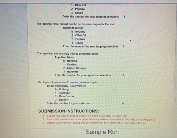 Solved Write a program that interacts with the user via the | Chegg.com