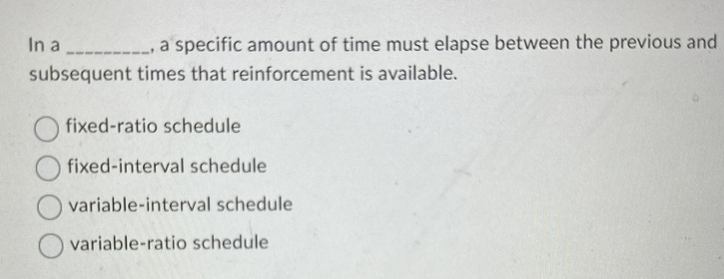 Solved In a q, ﻿a specific amount of time must elapse | Chegg.com