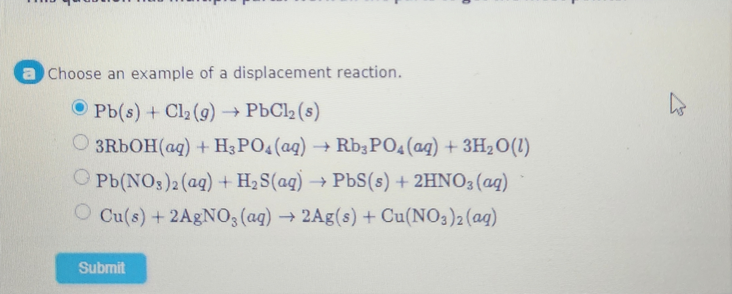 Solved Choose an example of a displacement | Chegg.com