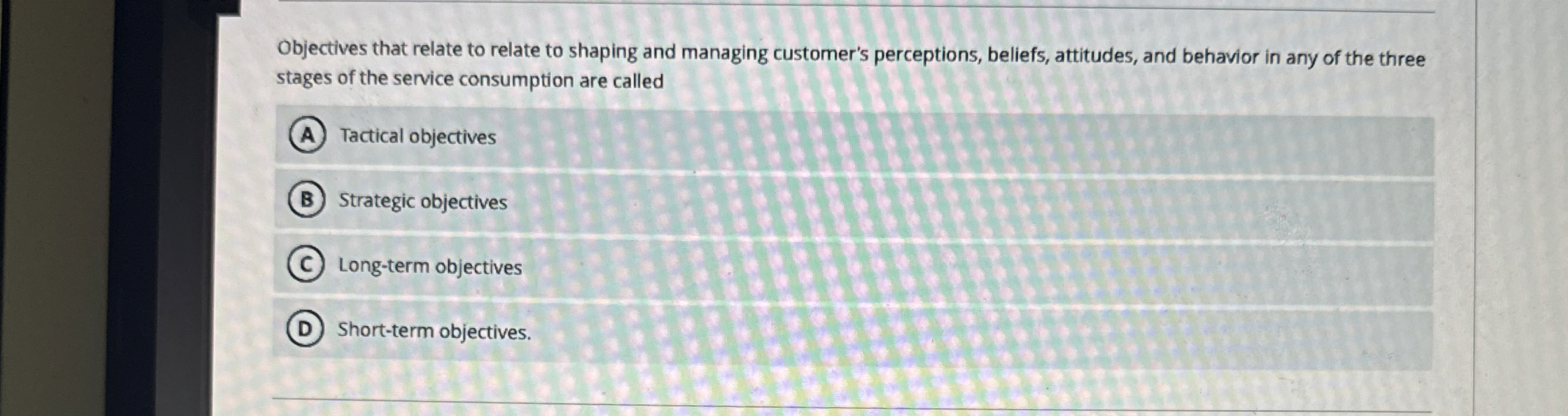 Solved Objectives that relate to relate to shaping and | Chegg.com