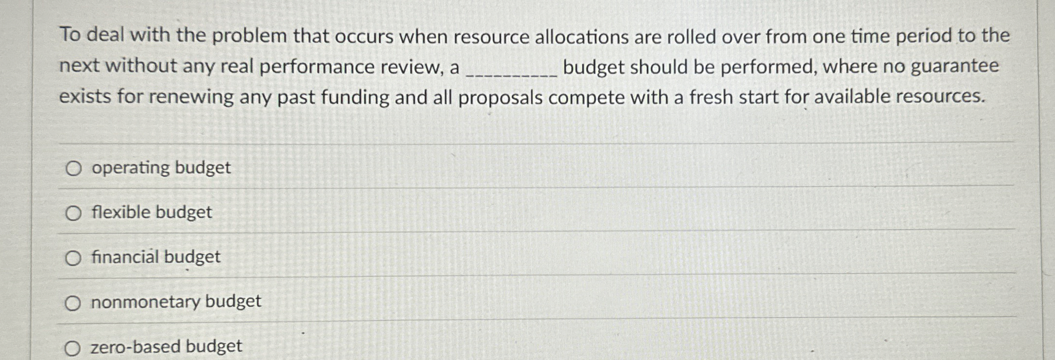 Solved To deal with the problem that occurs when resource | Chegg.com
